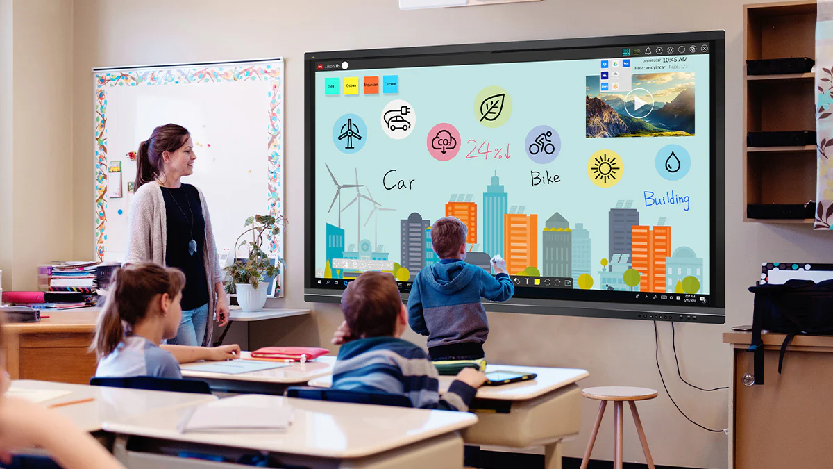 Smart Classroom - Interactive digital learning environment with teacher ...